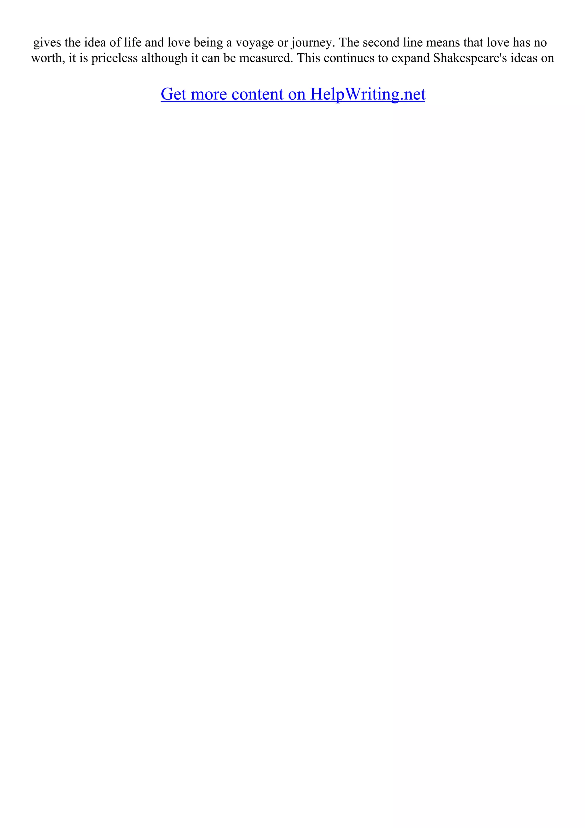 Essay On Sonnet 116 Pdf