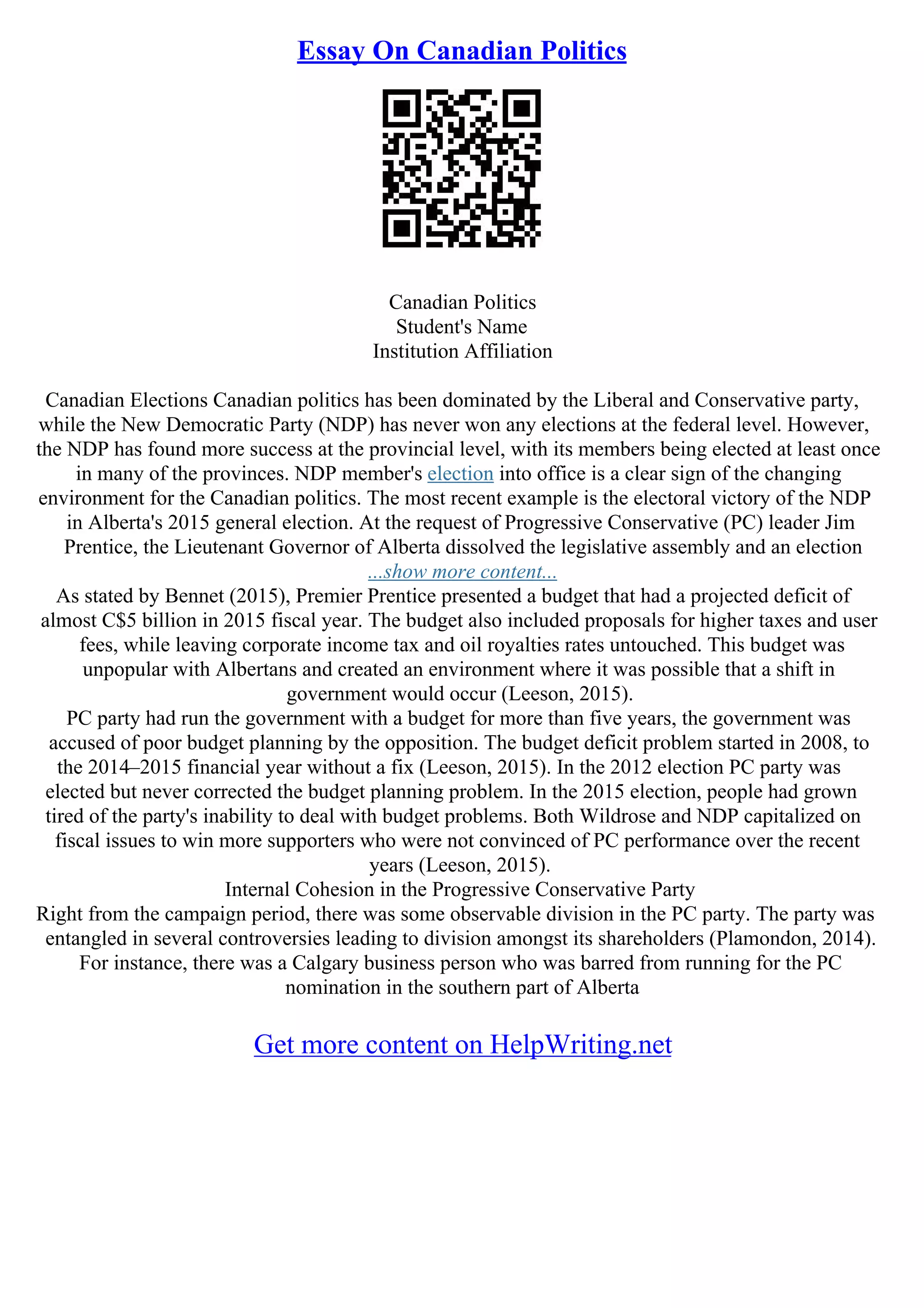 Essay On Student And Politics | PDF