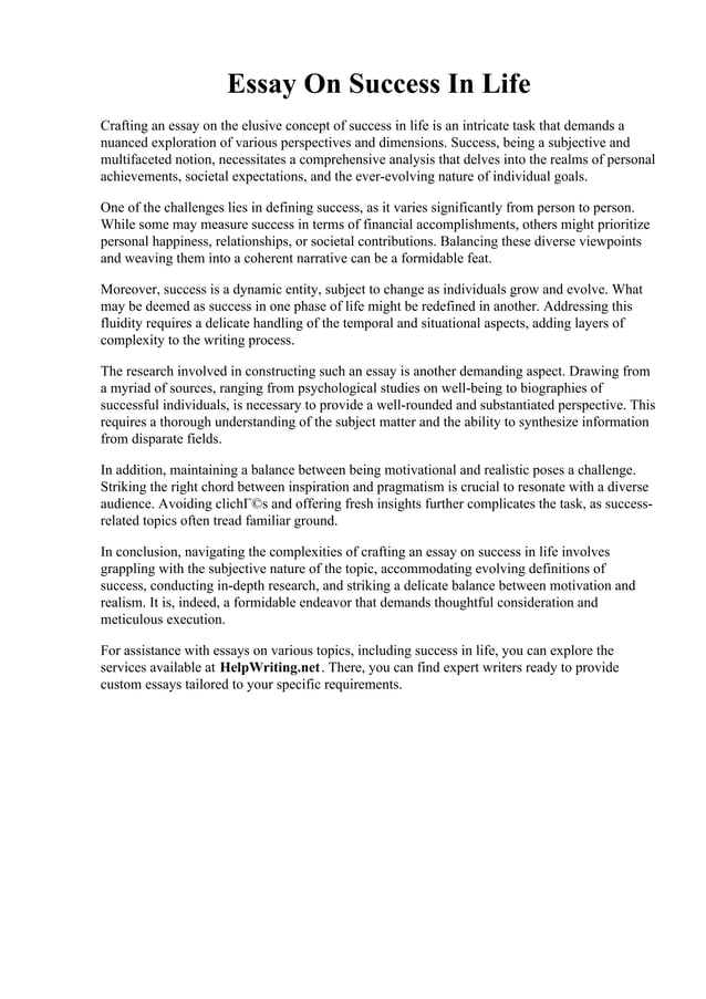 Essay On Success In Life.pdf