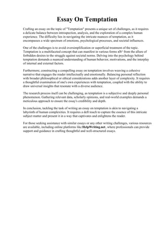 Essay On Temptation.pdf