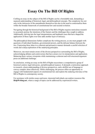 Essay On The Bill Of Rights.pdf