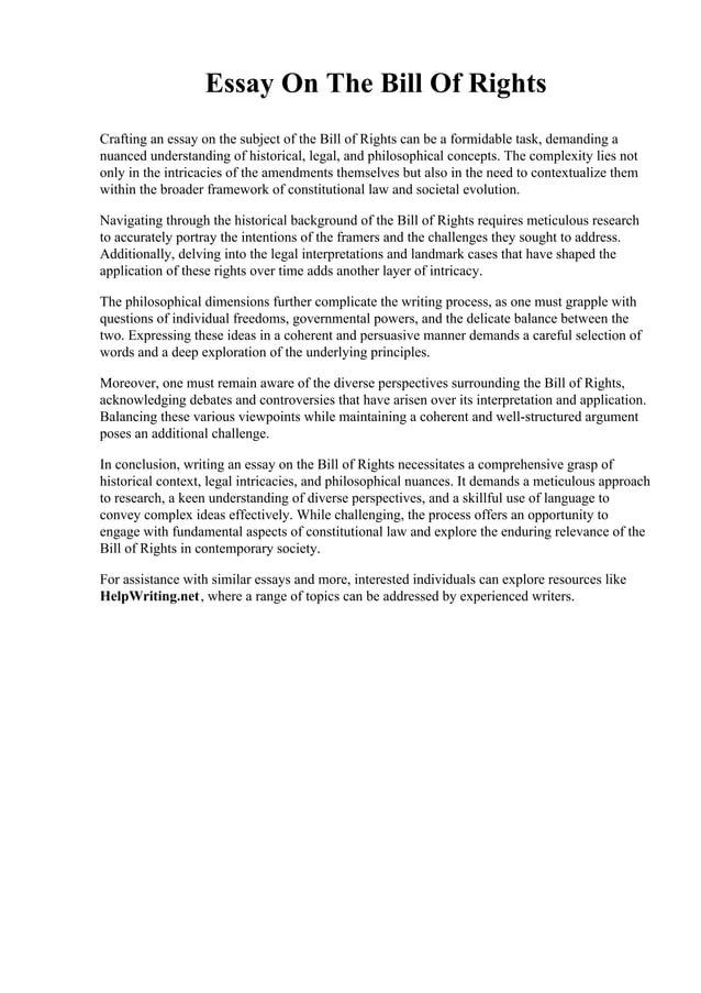 Essay On The Bill Of Rights.pdf