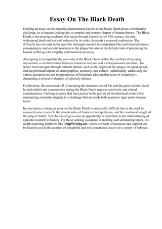 Essay On The Black Death.pdf