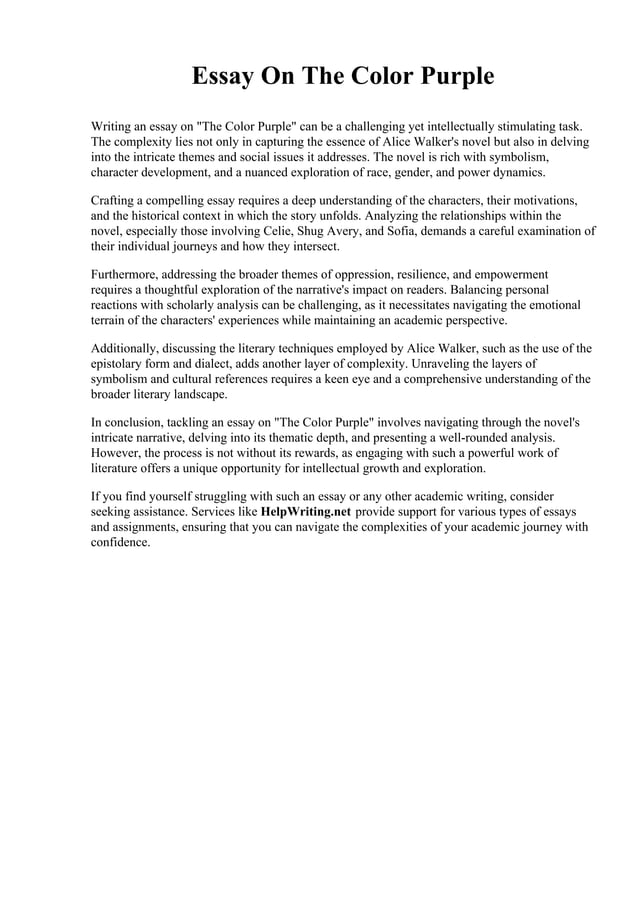 Essay On The Color Purple.pdf