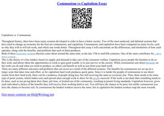 Essay On The Fall Of Communism | PDF
