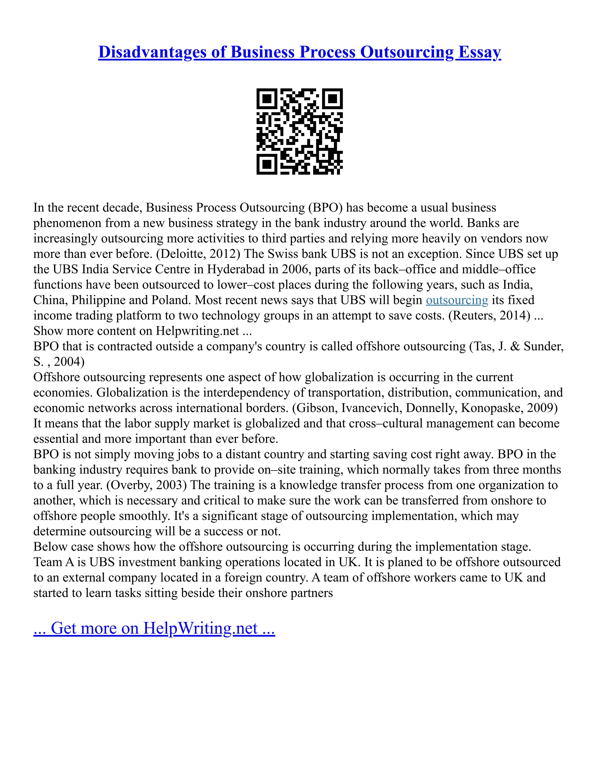 Essay On The Five Phases Of A LPO Relationship | PDF