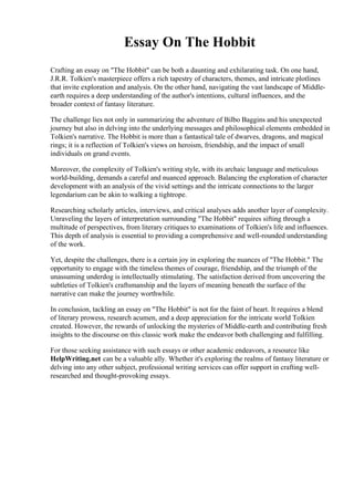 Essay On The Hobbit.pdf