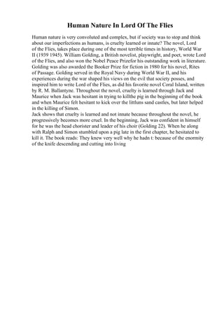 Essay On The Hobbit | PDF