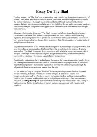 Essay On The Iliad.pdf