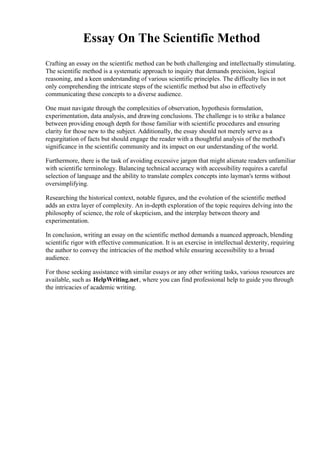 Essay On The Scientific Method.pdf