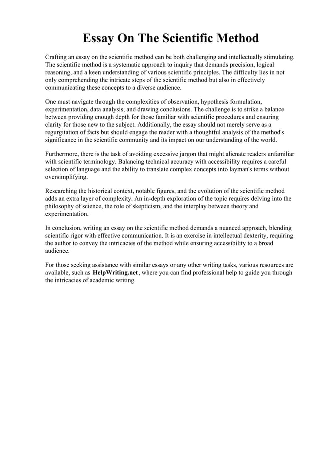 Essay On The Scientific Method.pdf