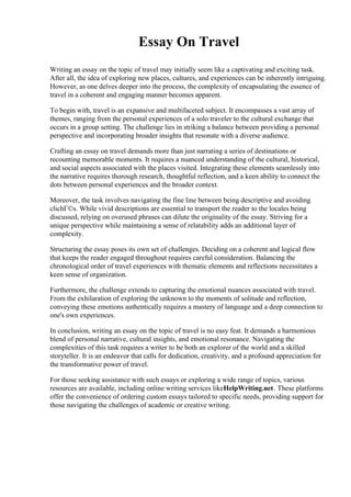 Essay On Travel.pdf
