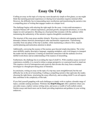 Essay On Trip.pdf
