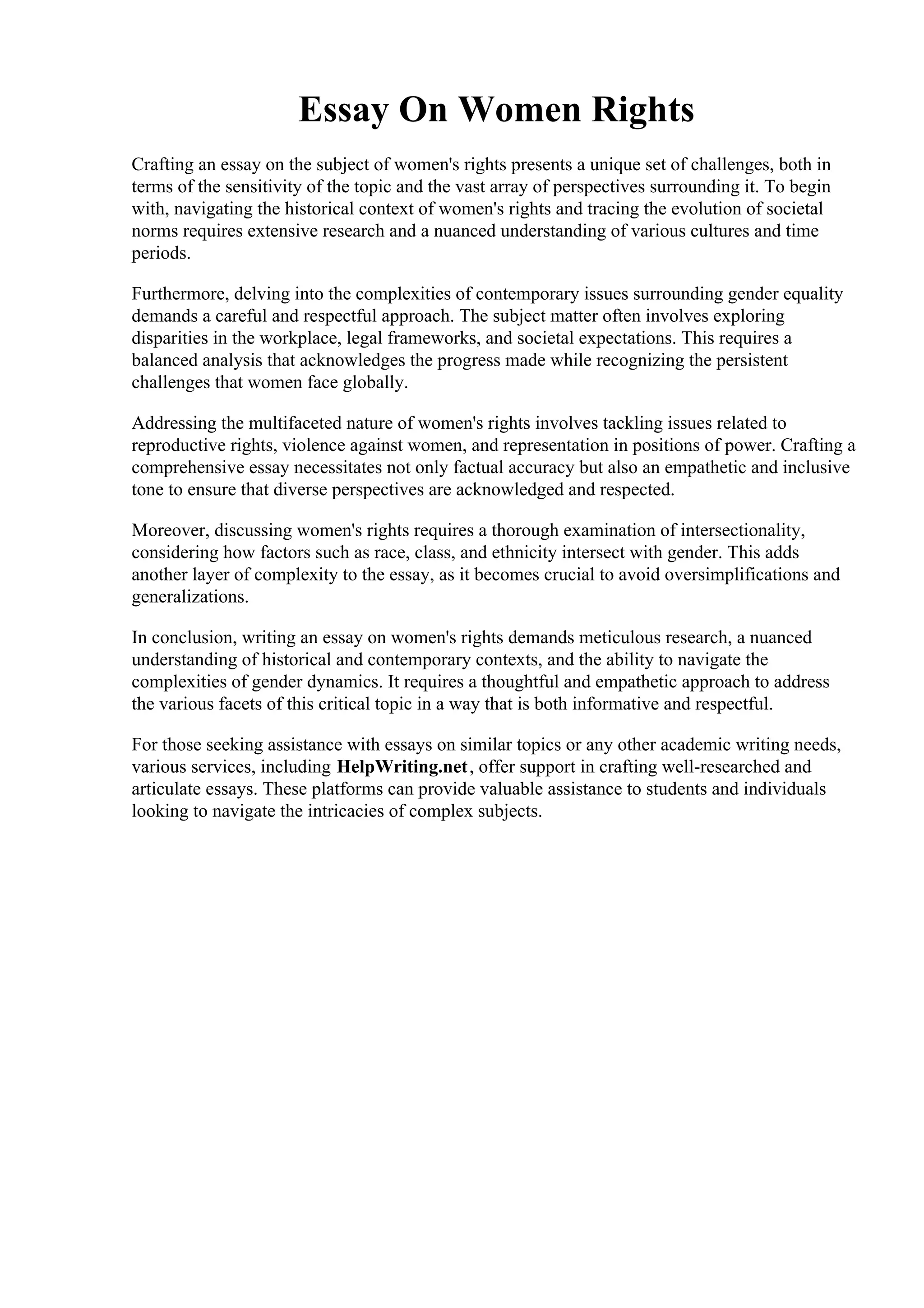 Essay On Women Rights.pdf