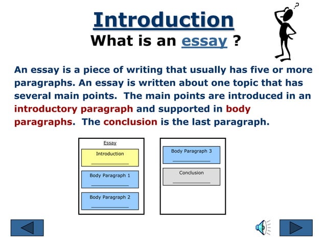 Parts of an Essay | PPTX