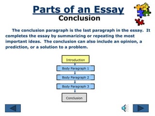 Parts of an Essay | PPTX