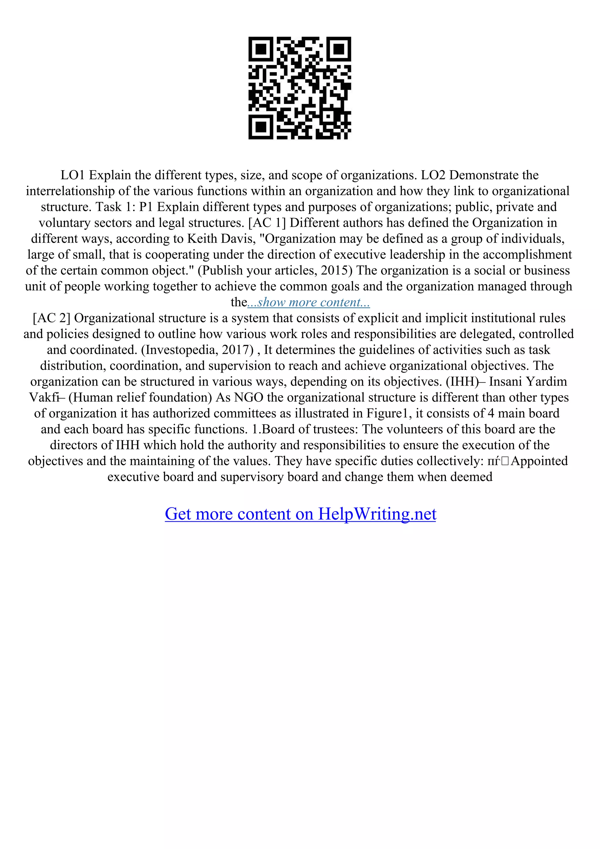 Essay Organization Types | PDF