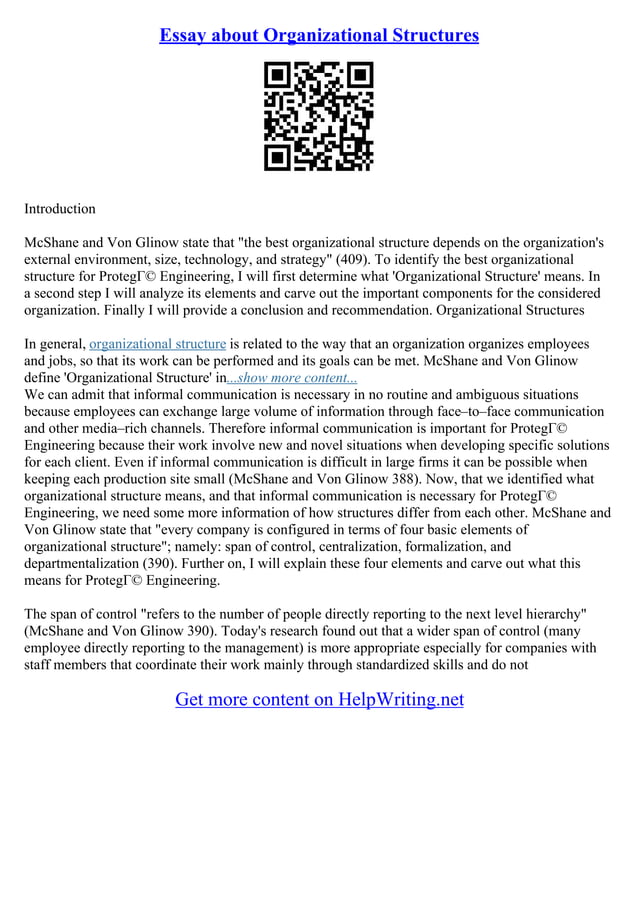 Essay Organization Types | PDF