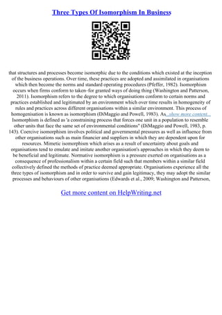 Essay Organization Types | PDF