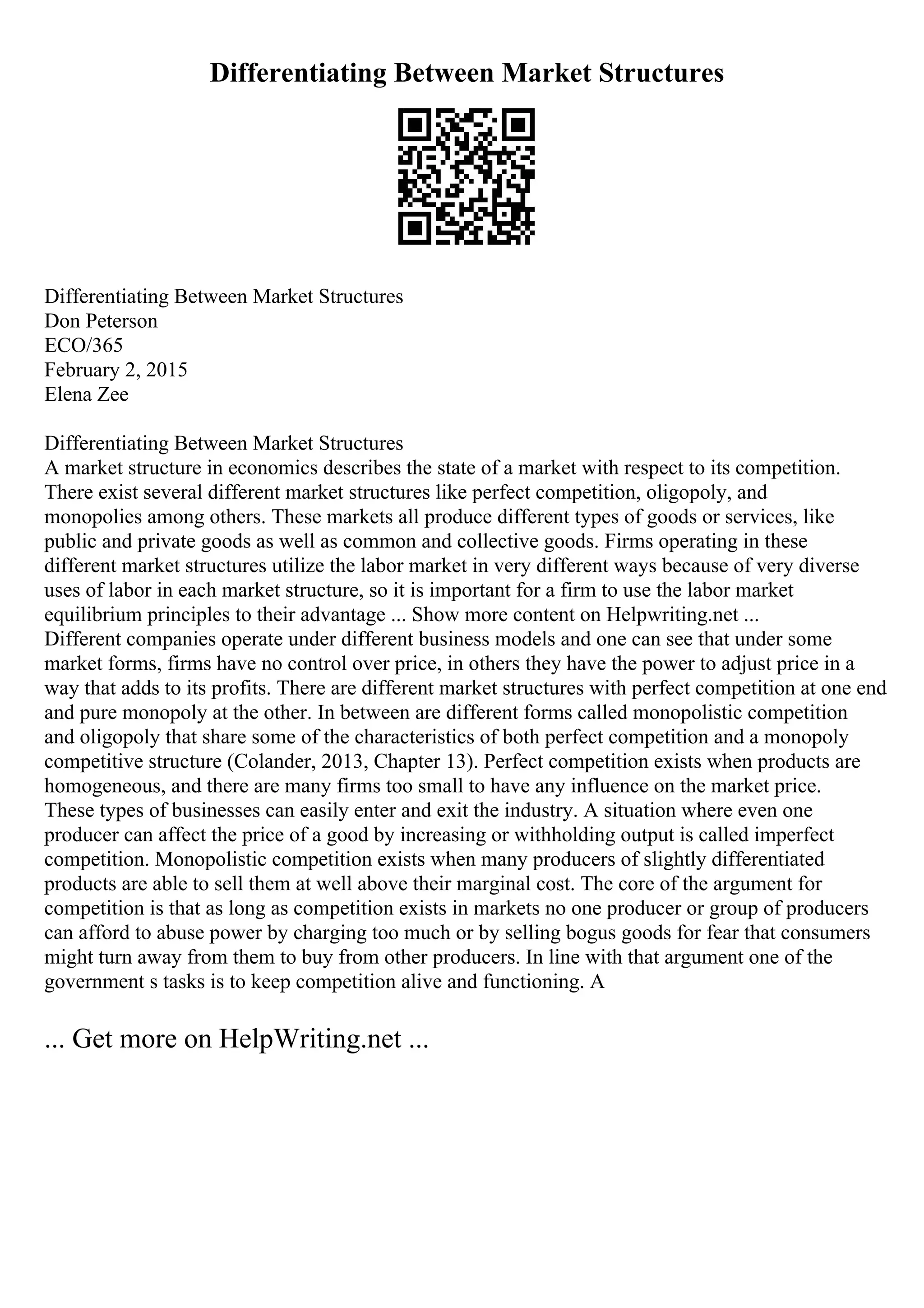Essay Organization Worksheet | PDF
