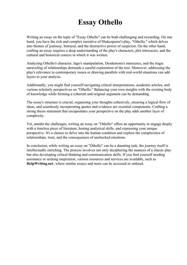 Essay Othello.pdf