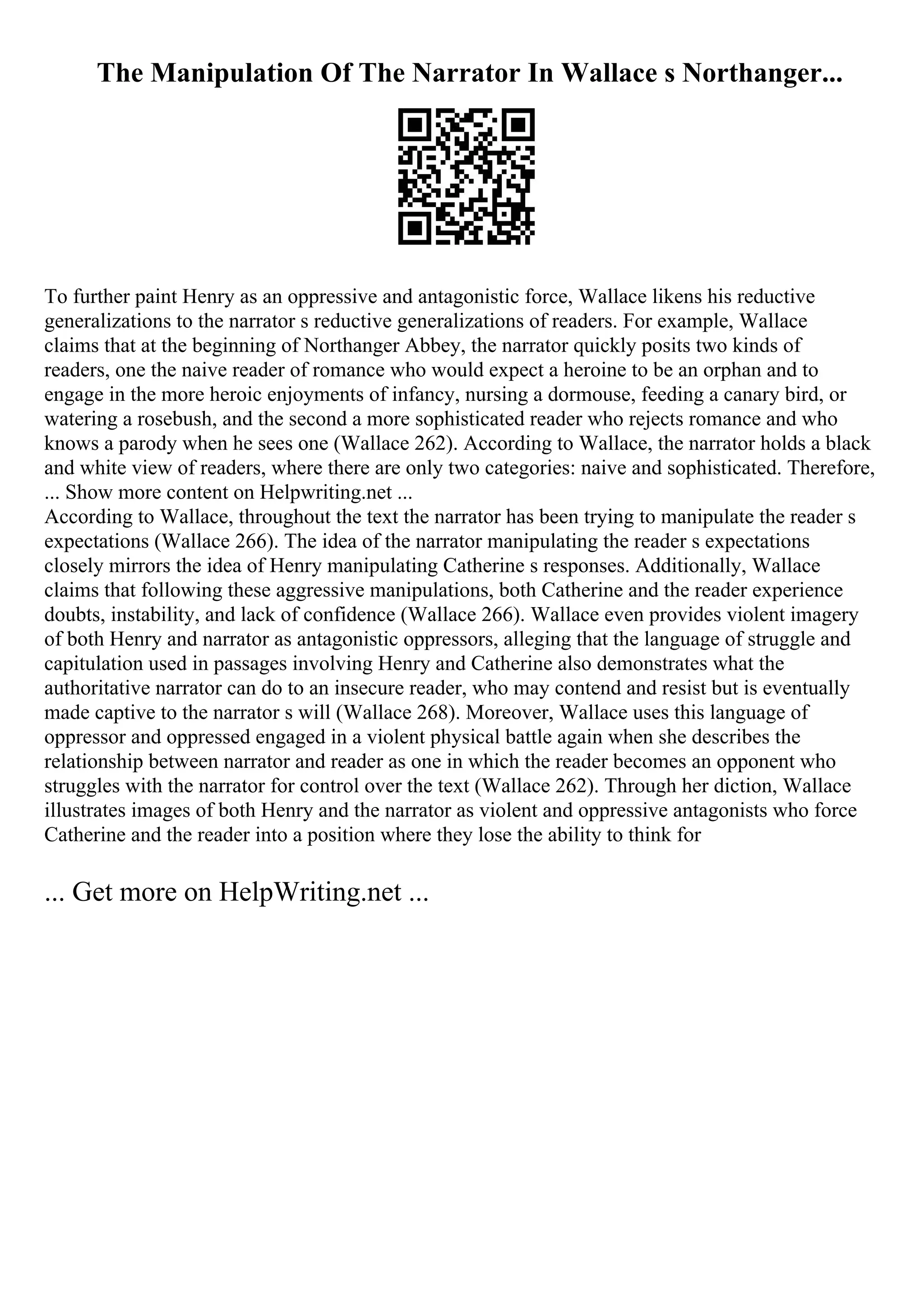 Essay Outline Introduction Body Conclusion | PDF