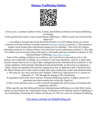 Essay Outlines | PDF