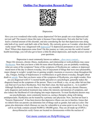 Essay Outlines | PDF