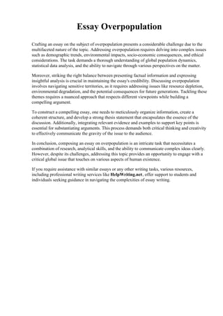 Essay Overpopulation.pdf
