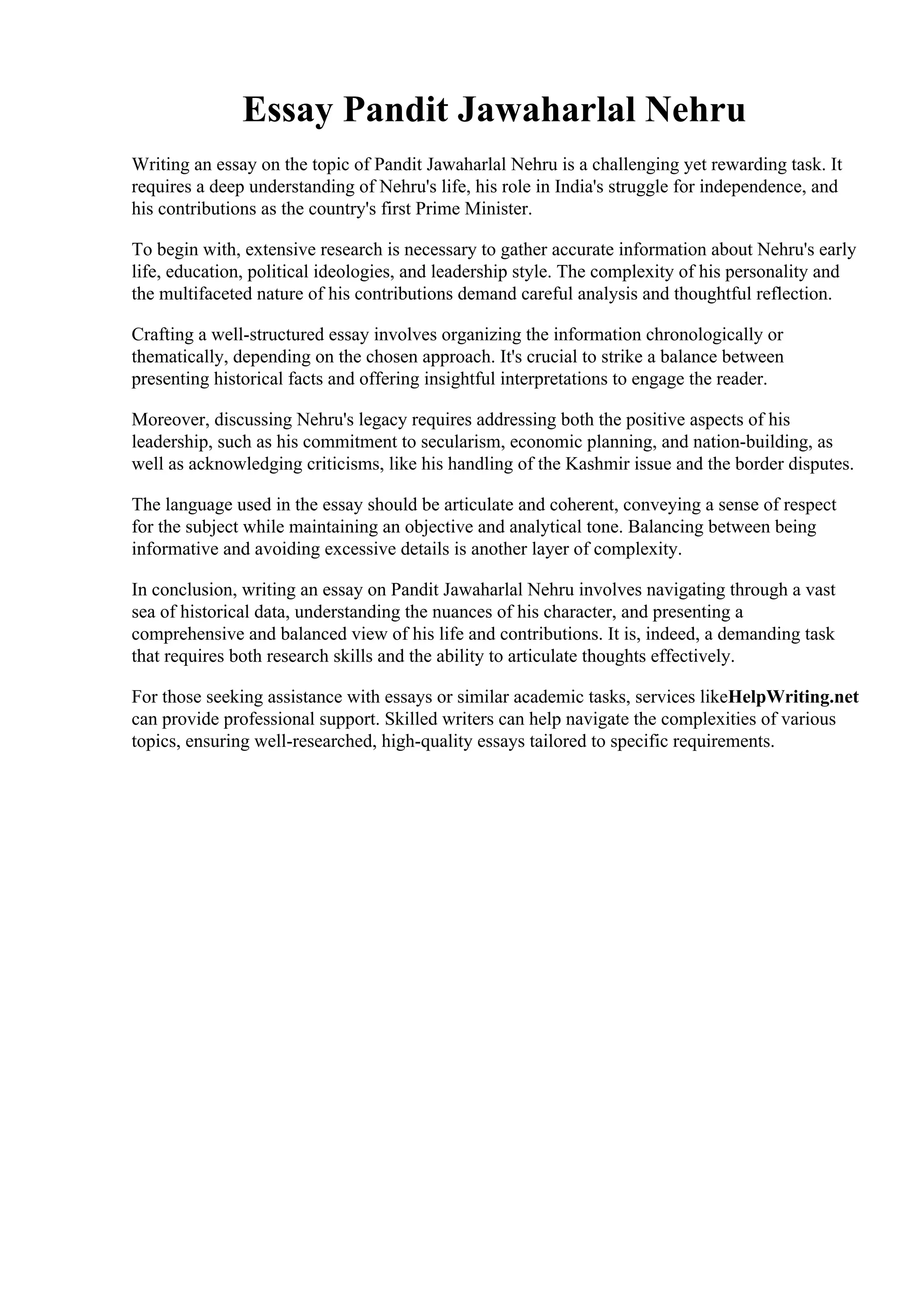 Essay Pandit Jawaharlal Nehru.pdf