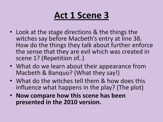 Essay plan for macbeth | PPT