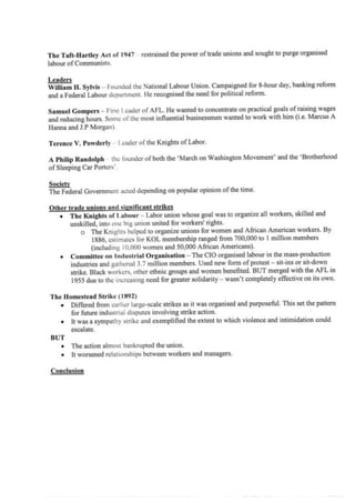 History Essay Plans | DOCX