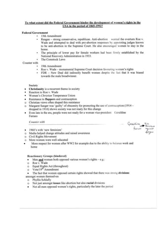 History Essay Plans | DOCX