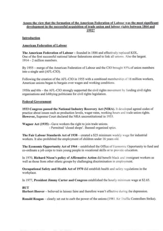 History Essay Plans | DOCX
