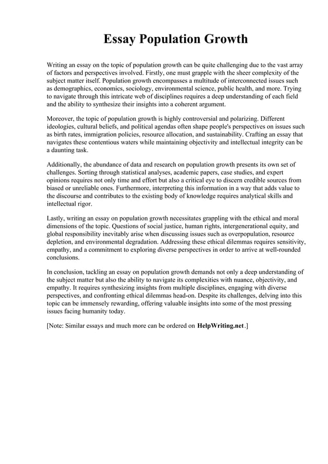 Essay Population Growth.pdf