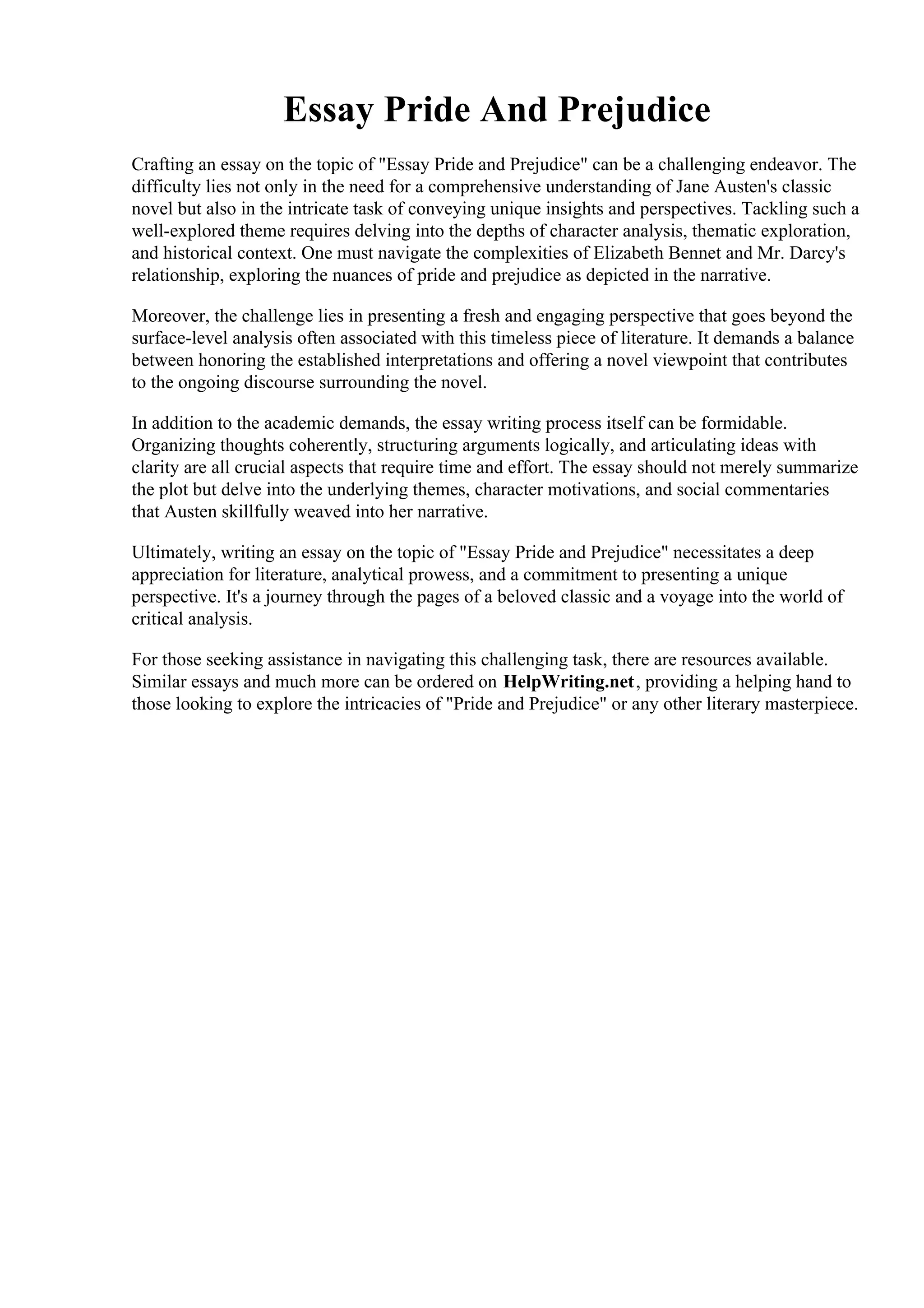 Essay Pride And Prejudice.pdf