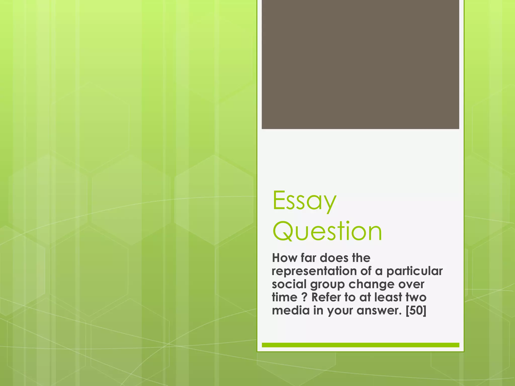 Essay question and planning | PPT