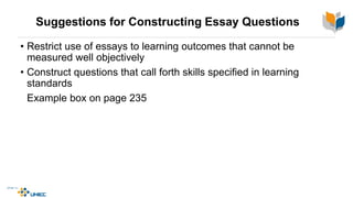 Essay question construction | PPTX