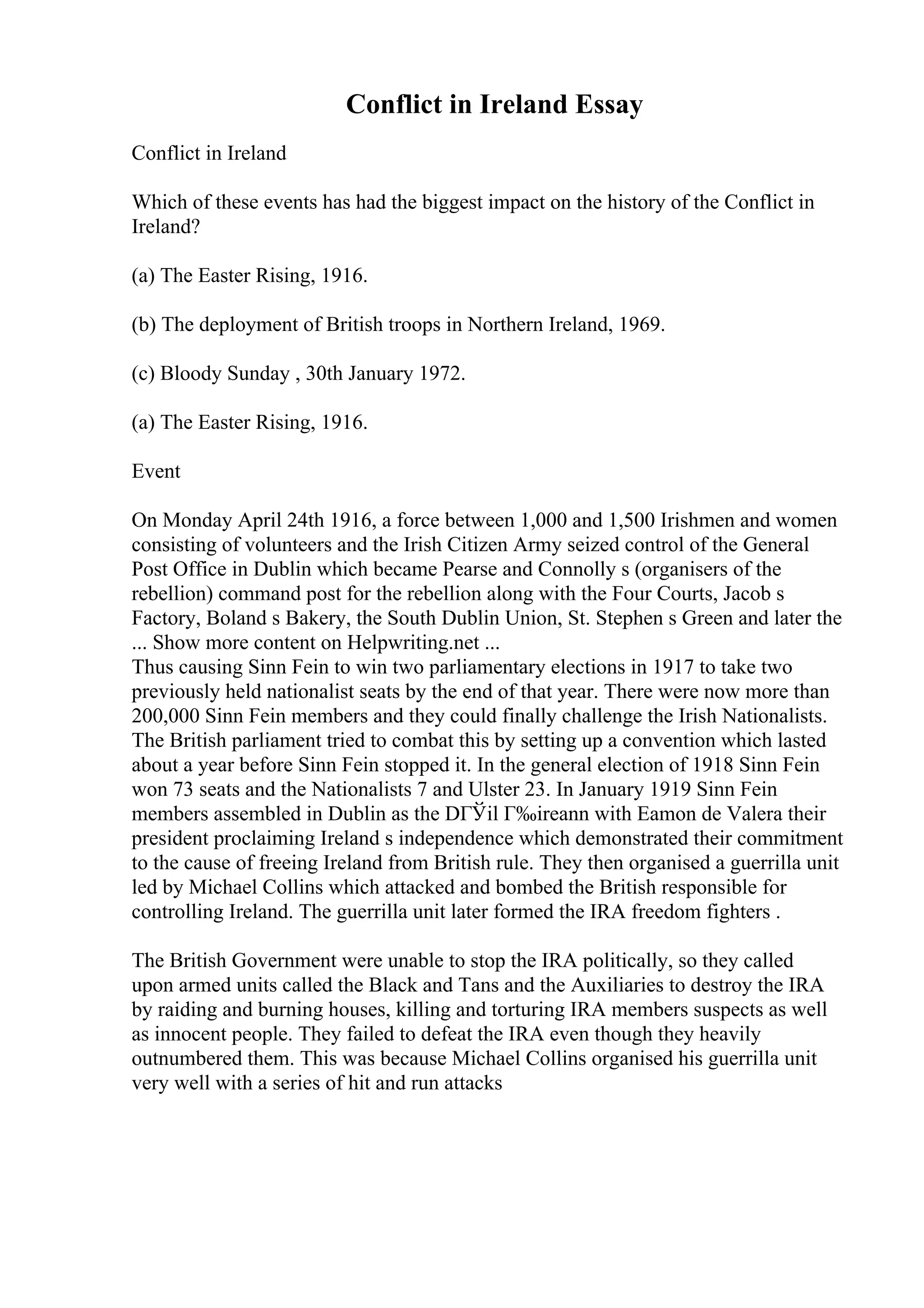 Essay Report Example | PDF