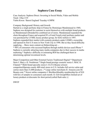 Essay Response Format | PDF