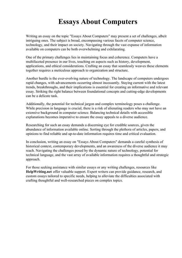 Essays About Computers.pdf