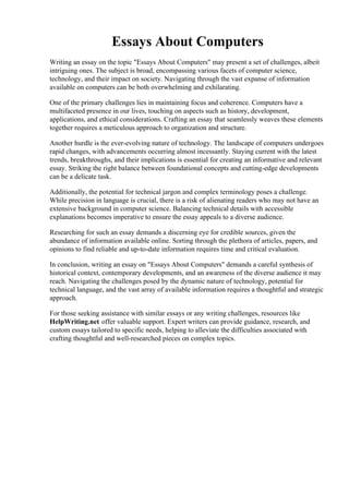 Essays About Computers.pdf