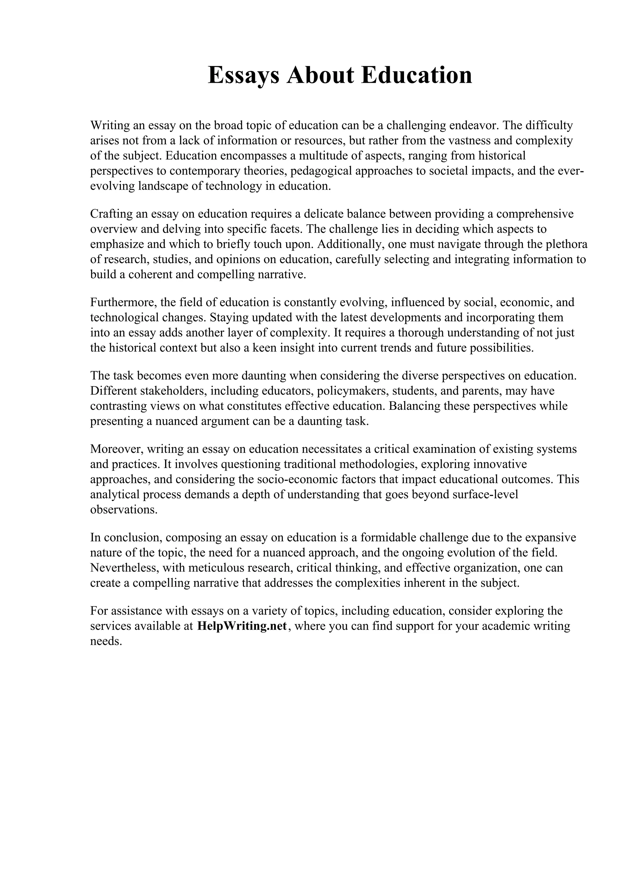 Essays About Education.pdf