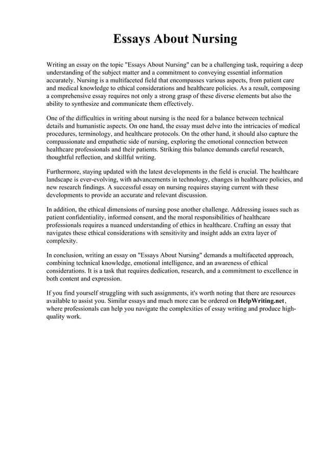 Essays About Nursing.pdf