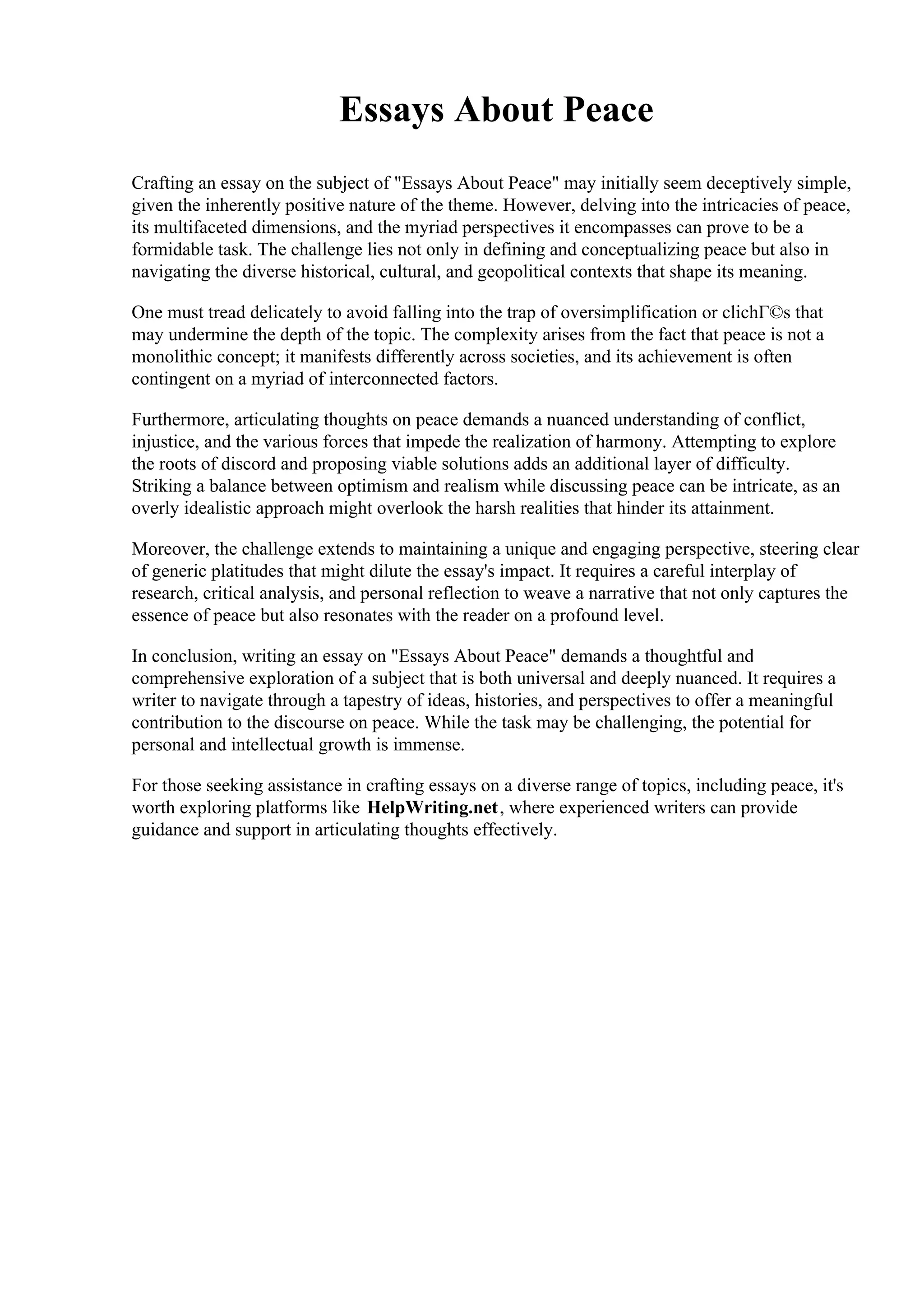 Essays About Peace.pdf