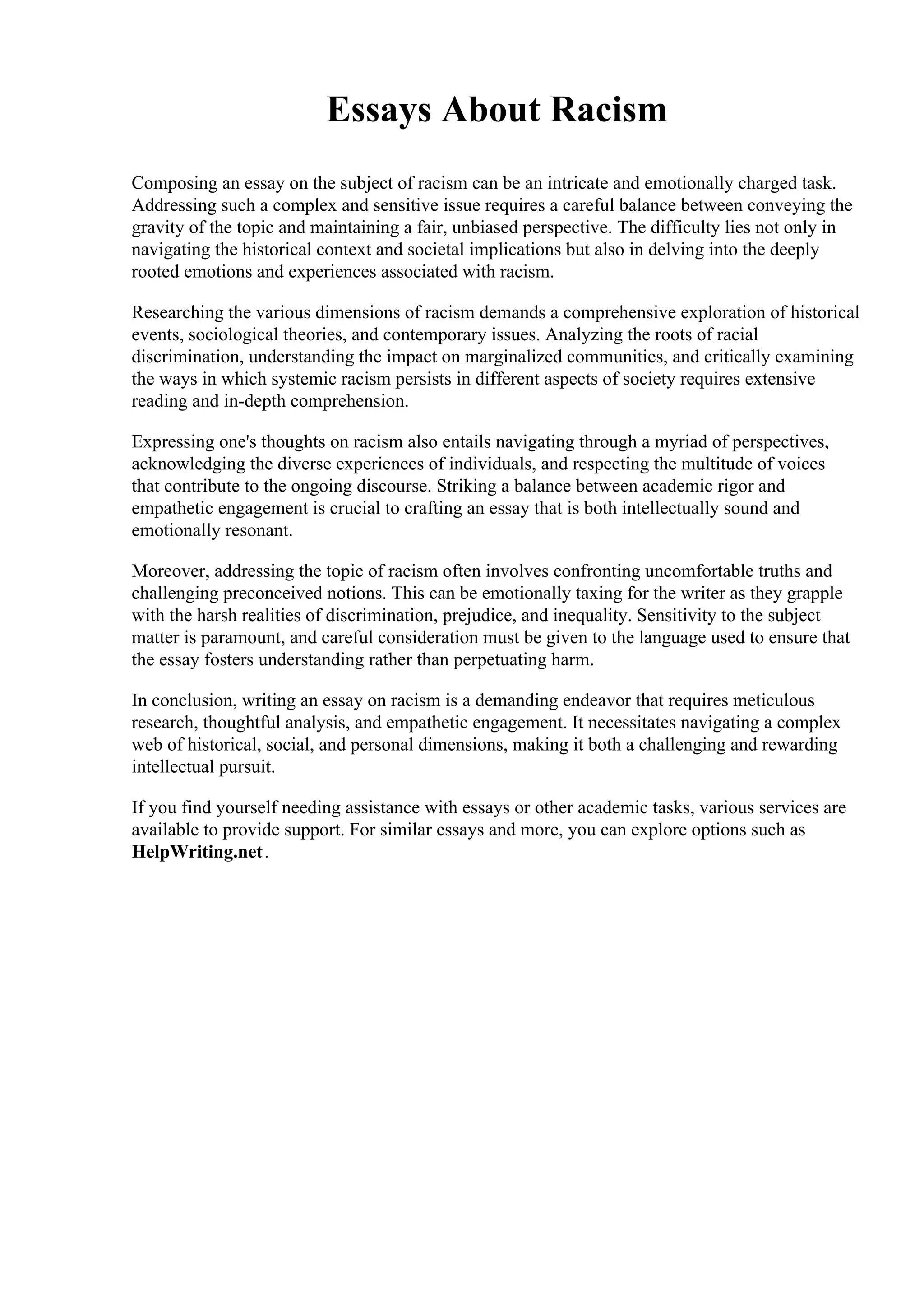 Essays About Racism.pdf