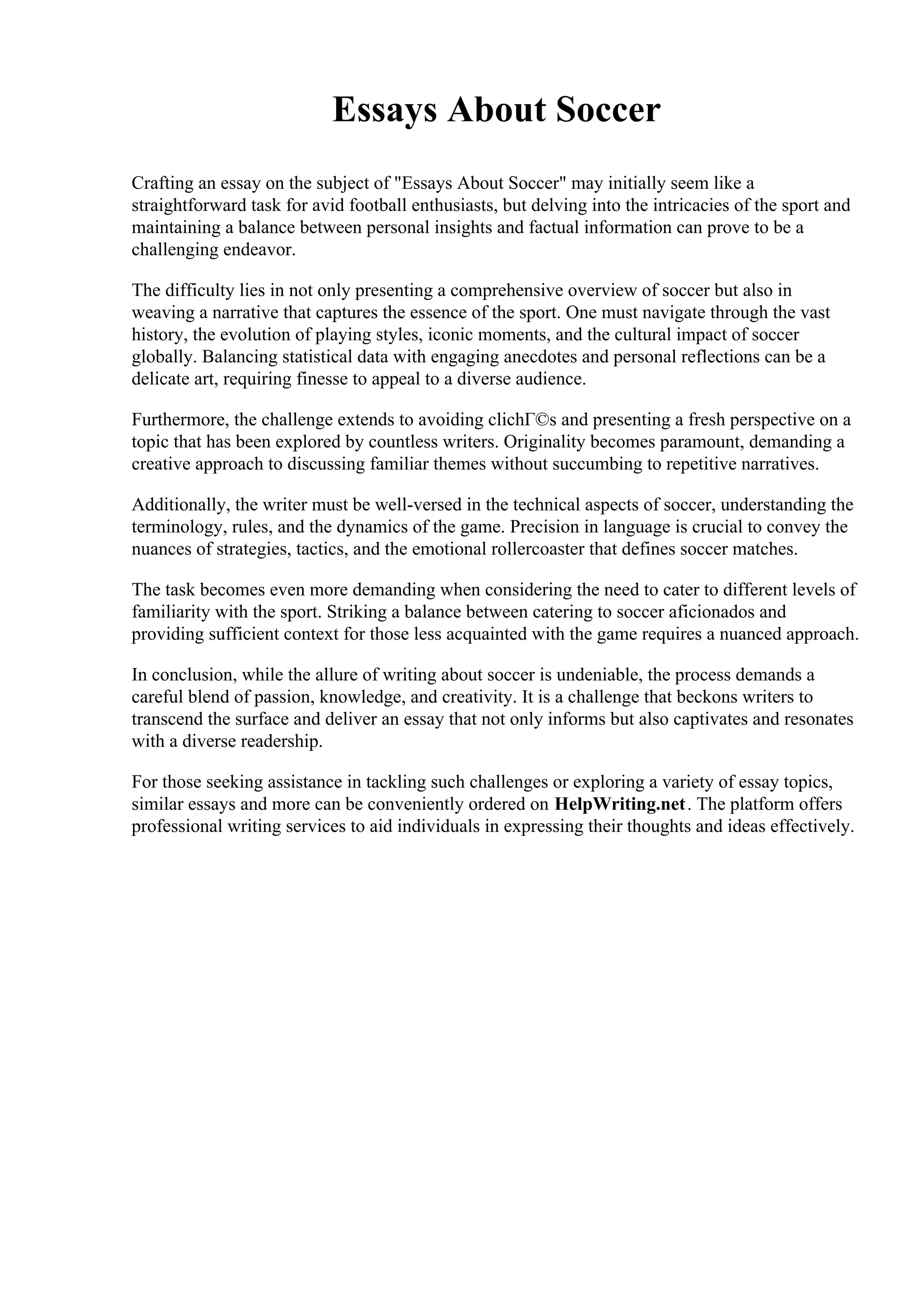 Essays About Soccer.pdf