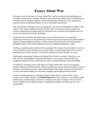 Essays About War.pdf