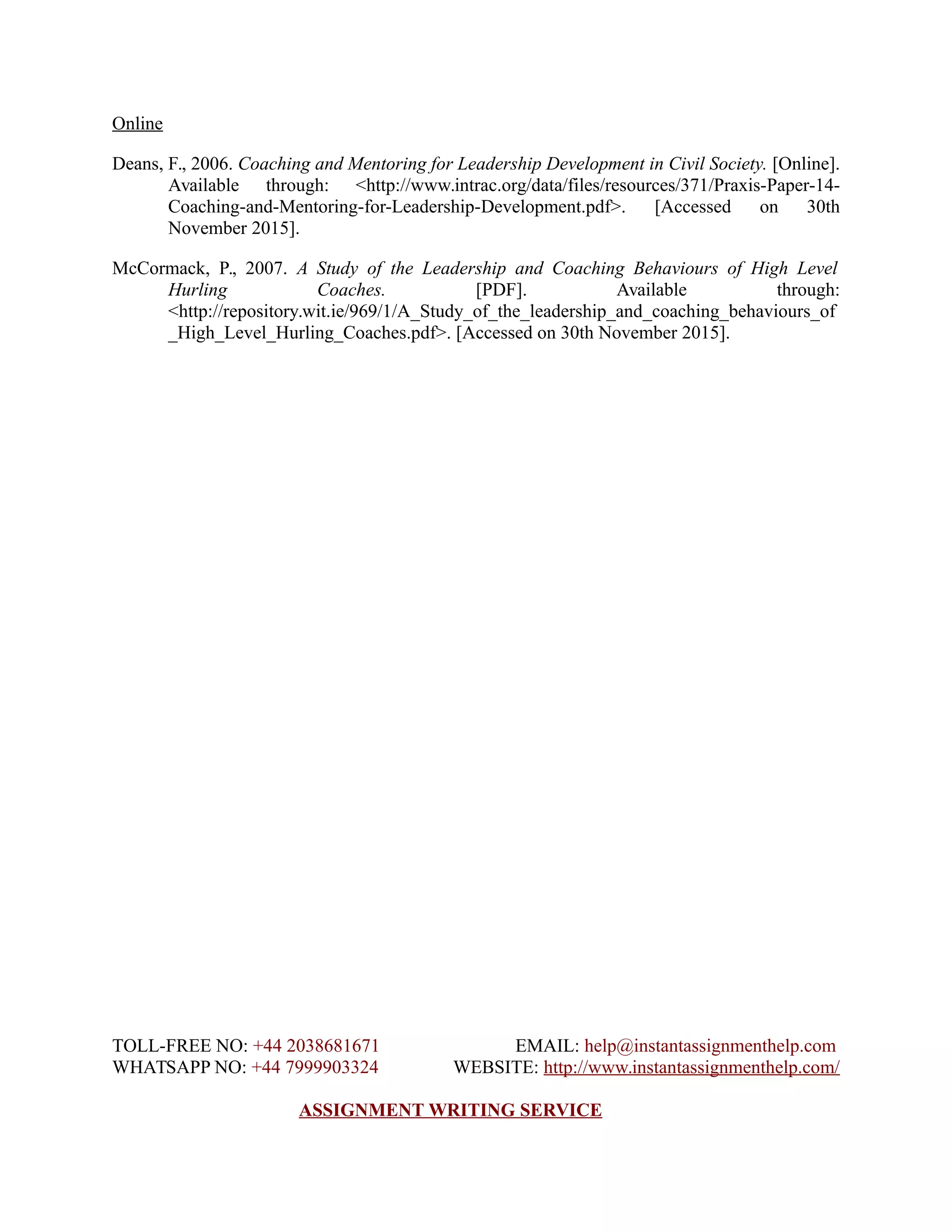 Essay Sample on Coaching Philosophy | PDF