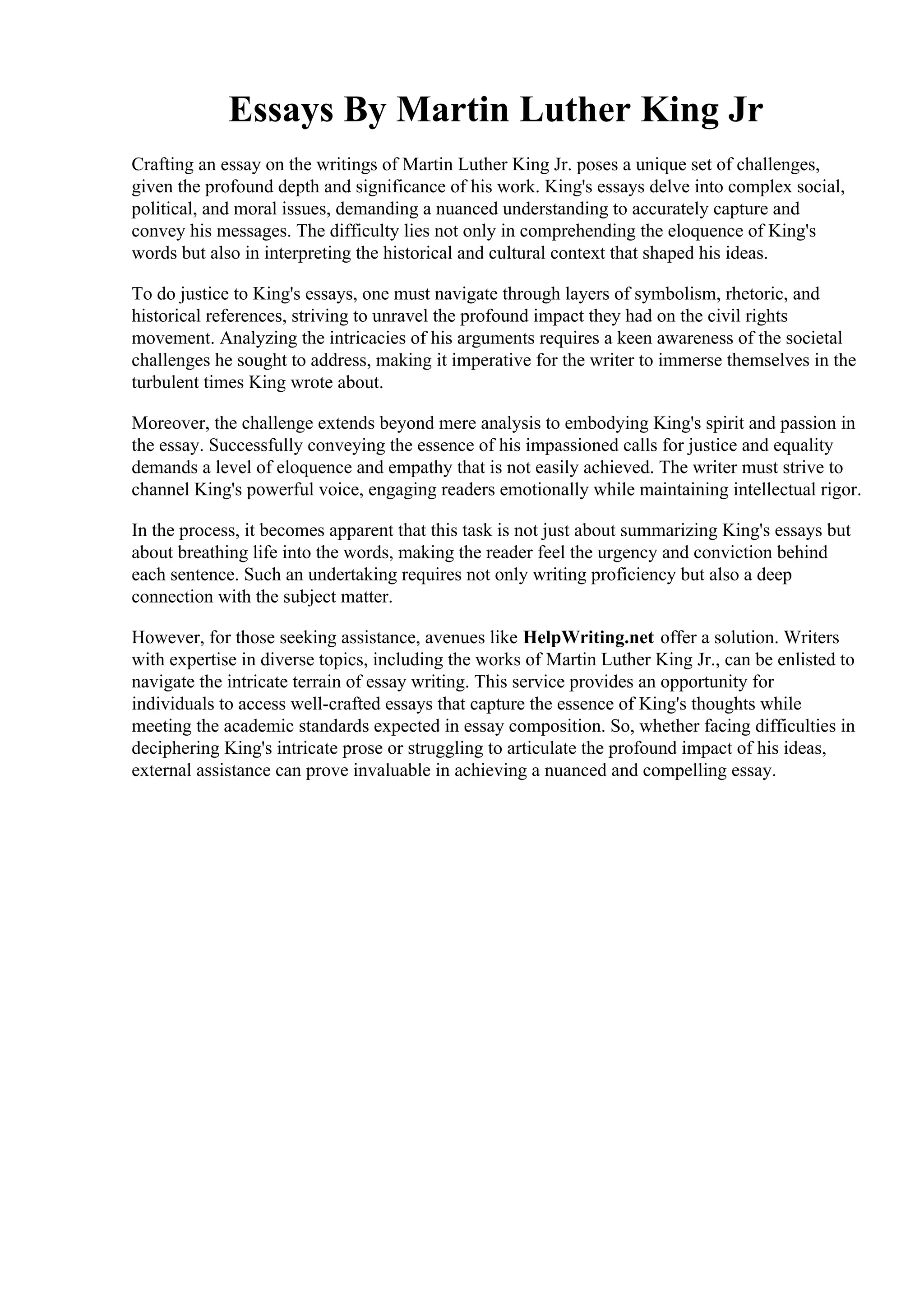 Essays By Martin Luther King Jr.pdf